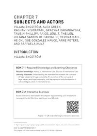 Subjects and actors
